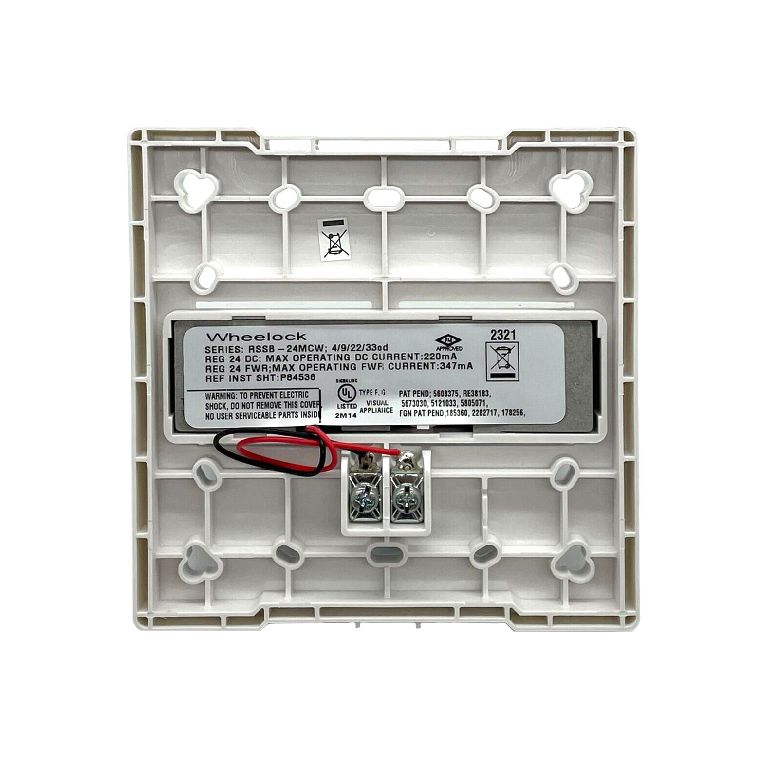 Eaton Wheelock RSSB-24MCW-NW | Fire Alarm, BDA and BIM Solutions